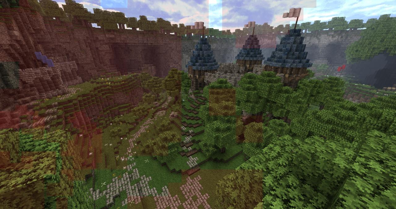 Minigame capture the flag arena 1 Betamodus Minecraft Map