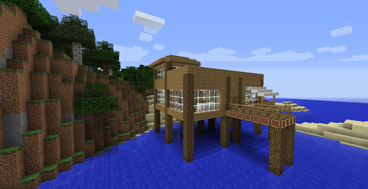 Beach house [survival] Minecraft Map