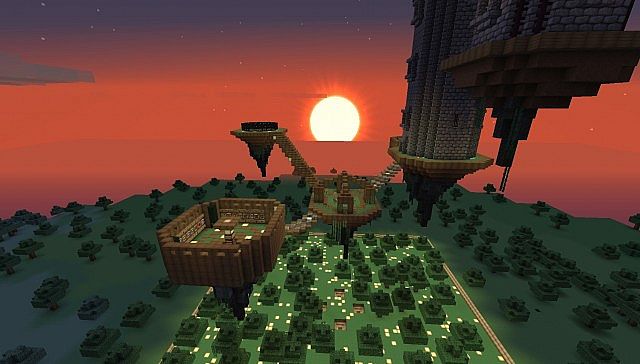 The Best Server Spawn! Minecraft Map