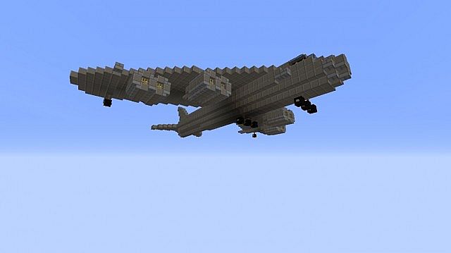 boeing b-52 stratofortress [1:1 scale + download] Minecraft Map