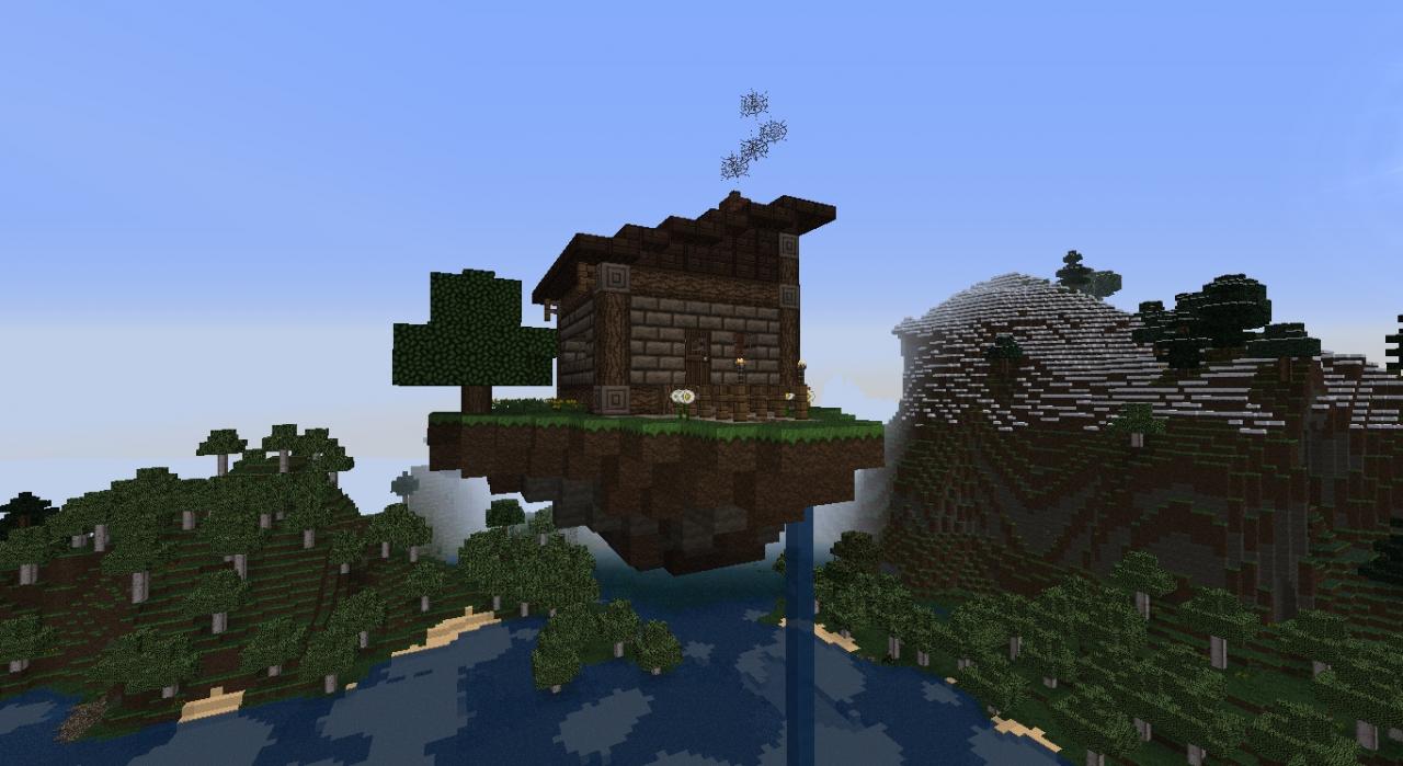Small Floating Island Minecraft Map