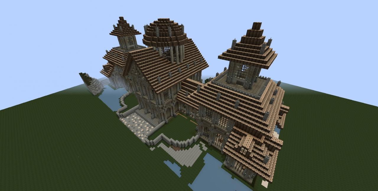 Stone Mansion Minecraft Map