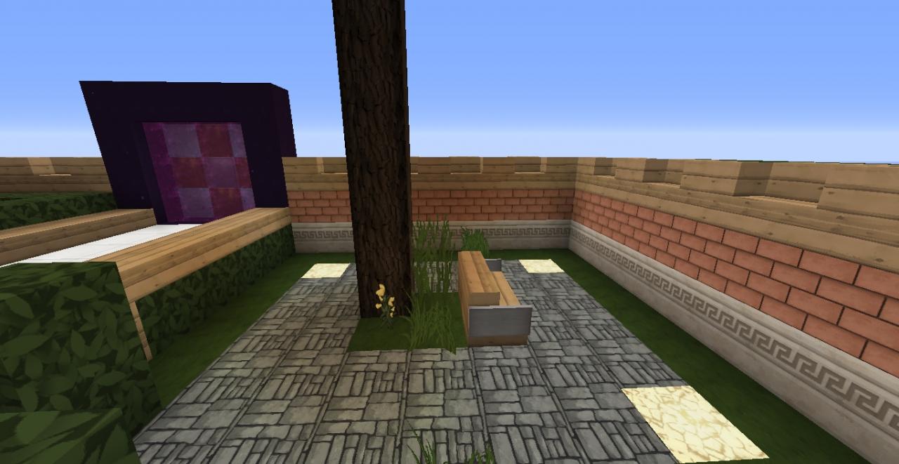 Server spawn white Minecraft Map