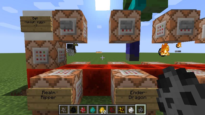 Custom Spawn Eggs Vanilla Minecraft Map