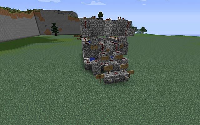 Mini mega cannon Minecraft Map