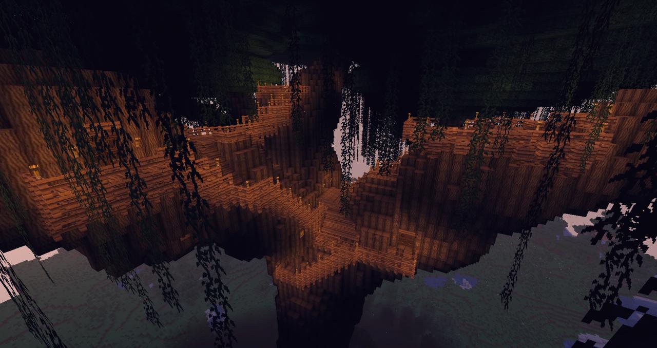 Village in a Tree Minecraft Map