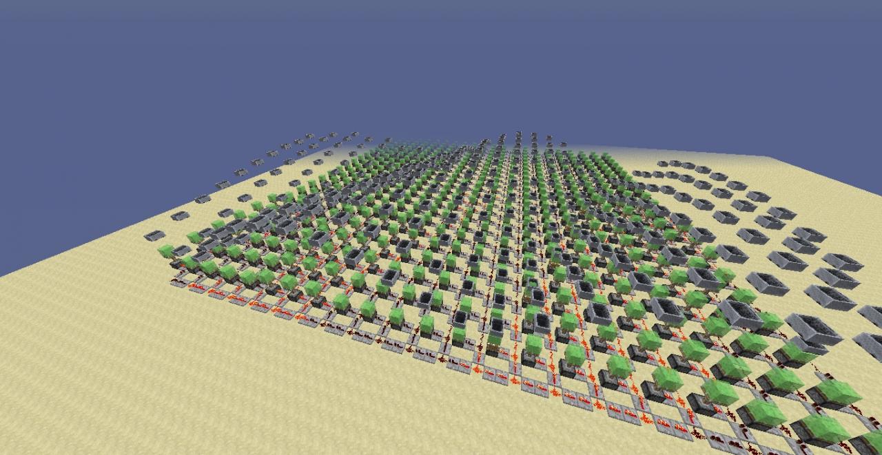 Rolling Waves Made Of Minecarts! [SNAPSHOT14w18a] (or Newer) Minecraft Map