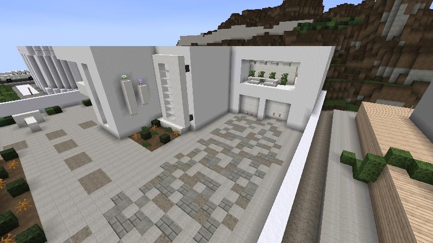 All White Minecraft Map