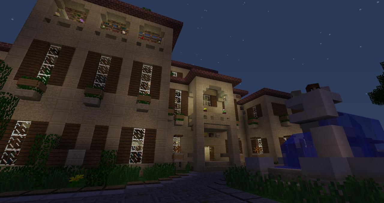 Rich LifeStyle Mansion Minecraft Map