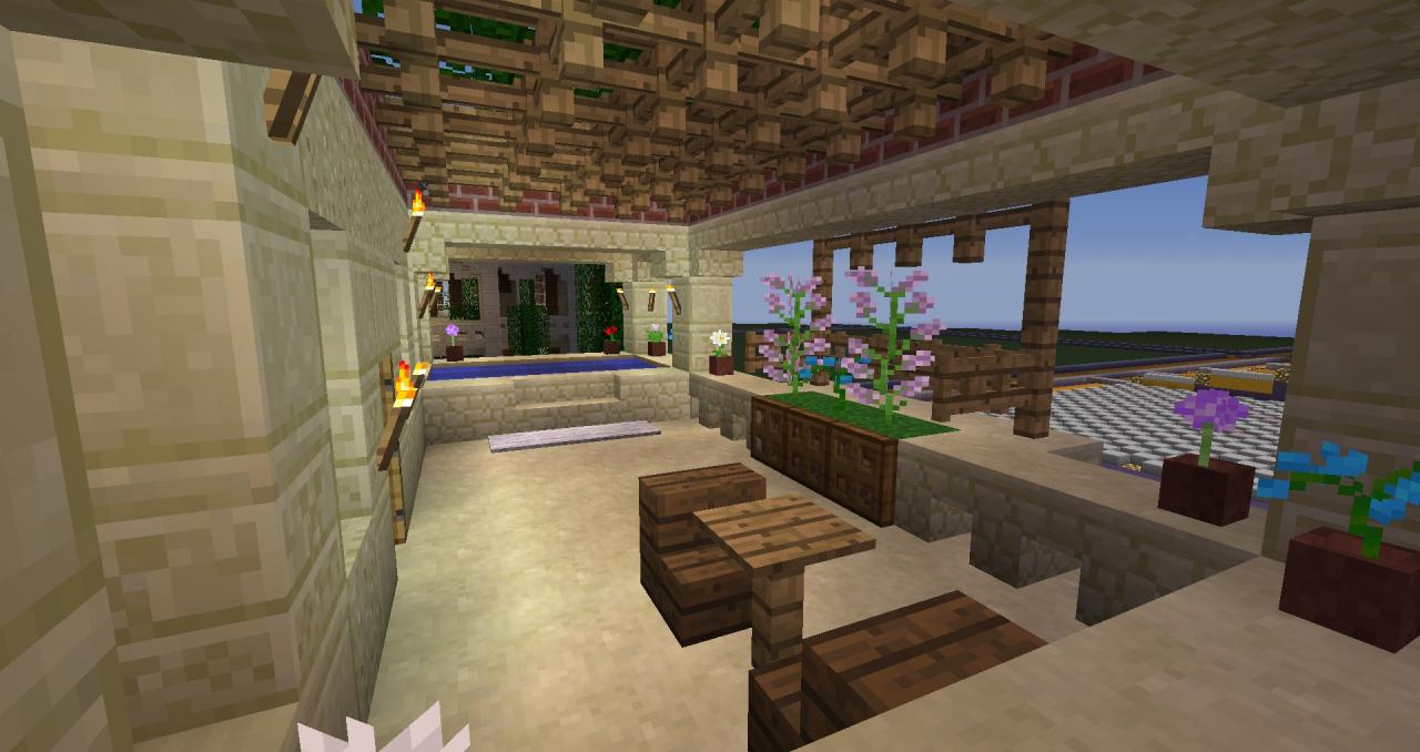 Rich LifeStyle Mansion Minecraft Map