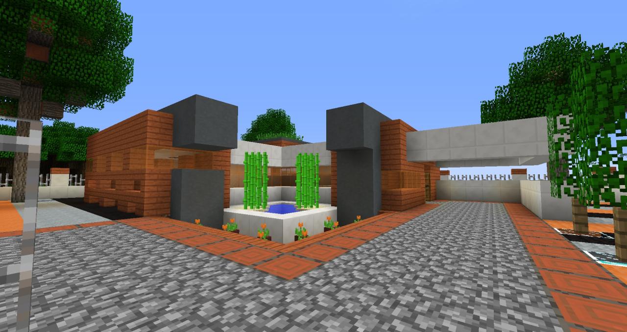 Modern Day House Minecraft Map
