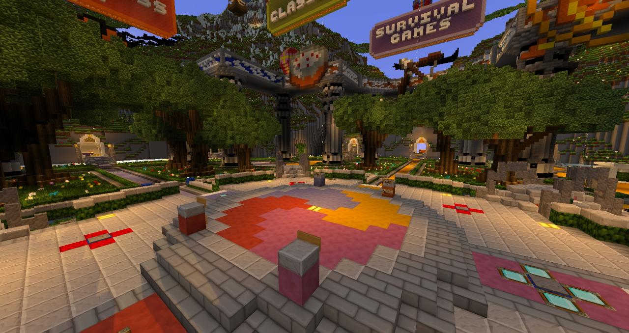 MCGamer Network Hub #2 Minecraft Map