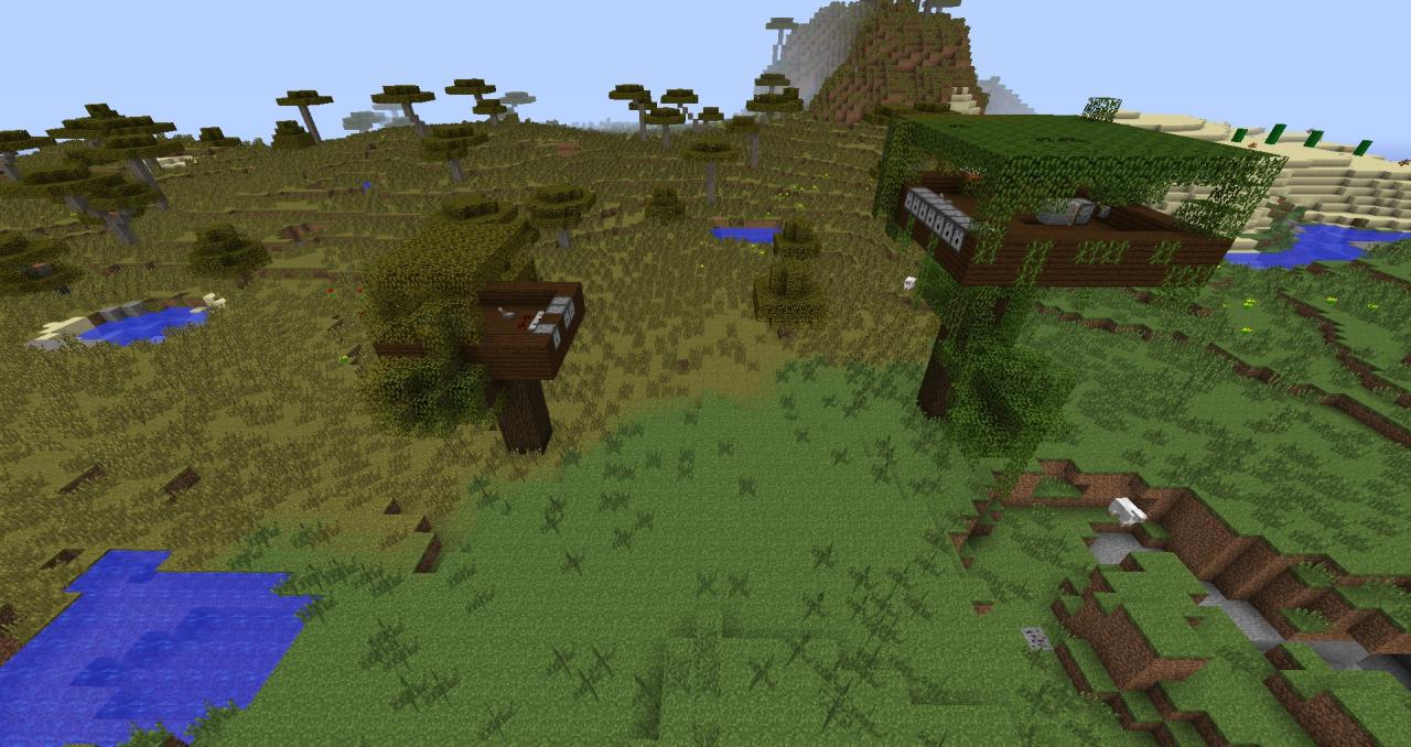 Tree House Wars -The Battleing Series Minecraft Map