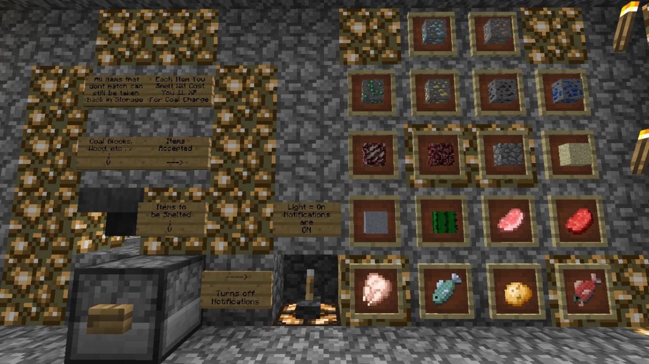 Automatic Furnace & Item Sorter in one machine Minecraft Map