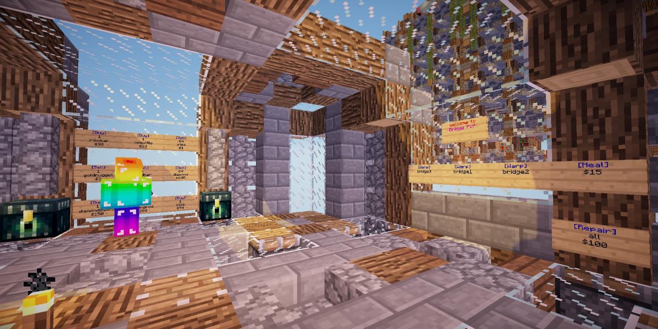 The Bridge PVP Aplications needed Minecraft Server