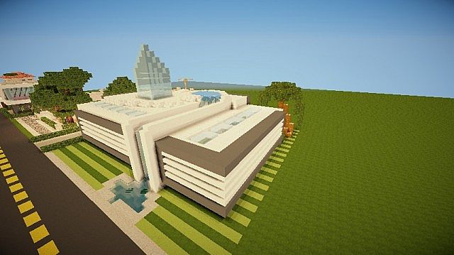 Fancy Modern House Minecraft Map