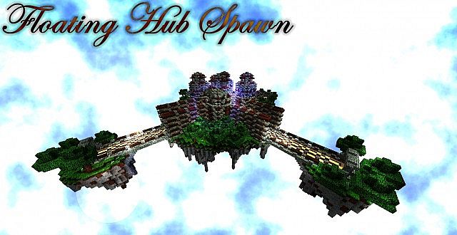 Floating Hub Spawn Minecraft Map