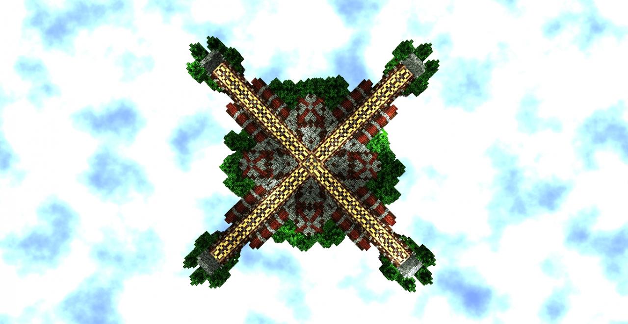Floating Hub Spawn Minecraft Map