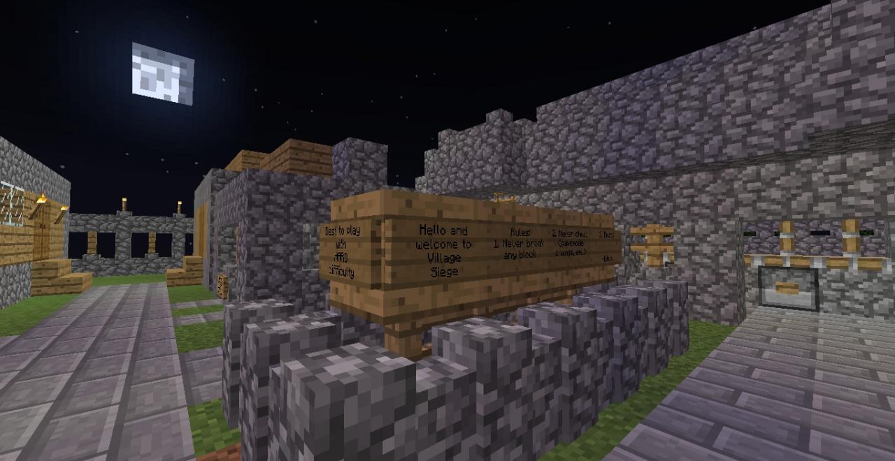 Village (Zombie) Siege Minecraft Map