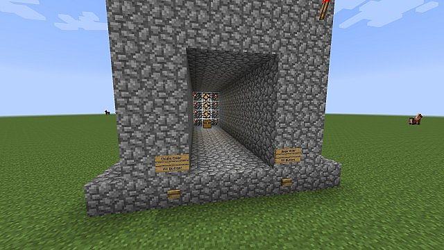 Redstone 3x4 Door Minecraft Map