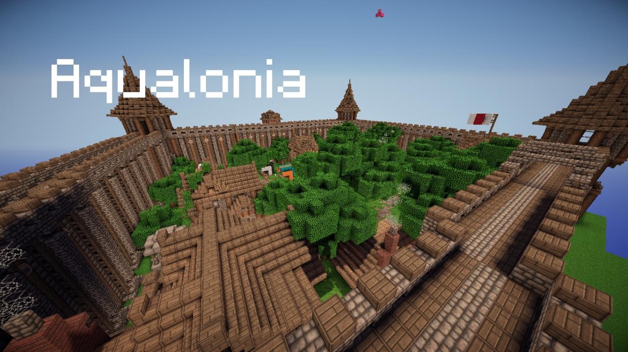 [1.7] Medieval Kingdom - Aqualonia (Schematic) Minecraft Map