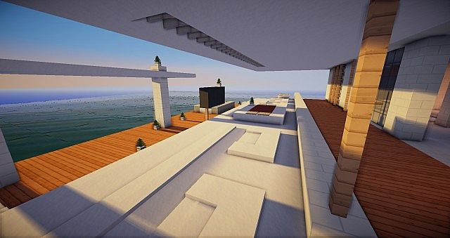 Modern Bay-side Bungalow Minecraft Map
