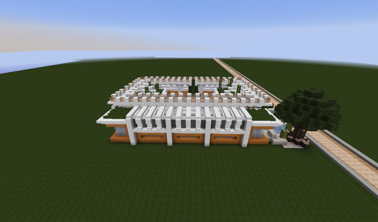 Modern Garden/Home - Freaky Minecraft Map