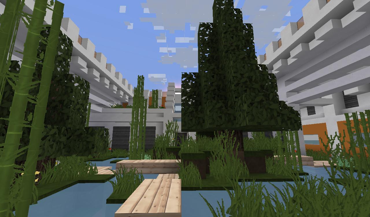 Modern Garden/Home - Freaky Minecraft Map