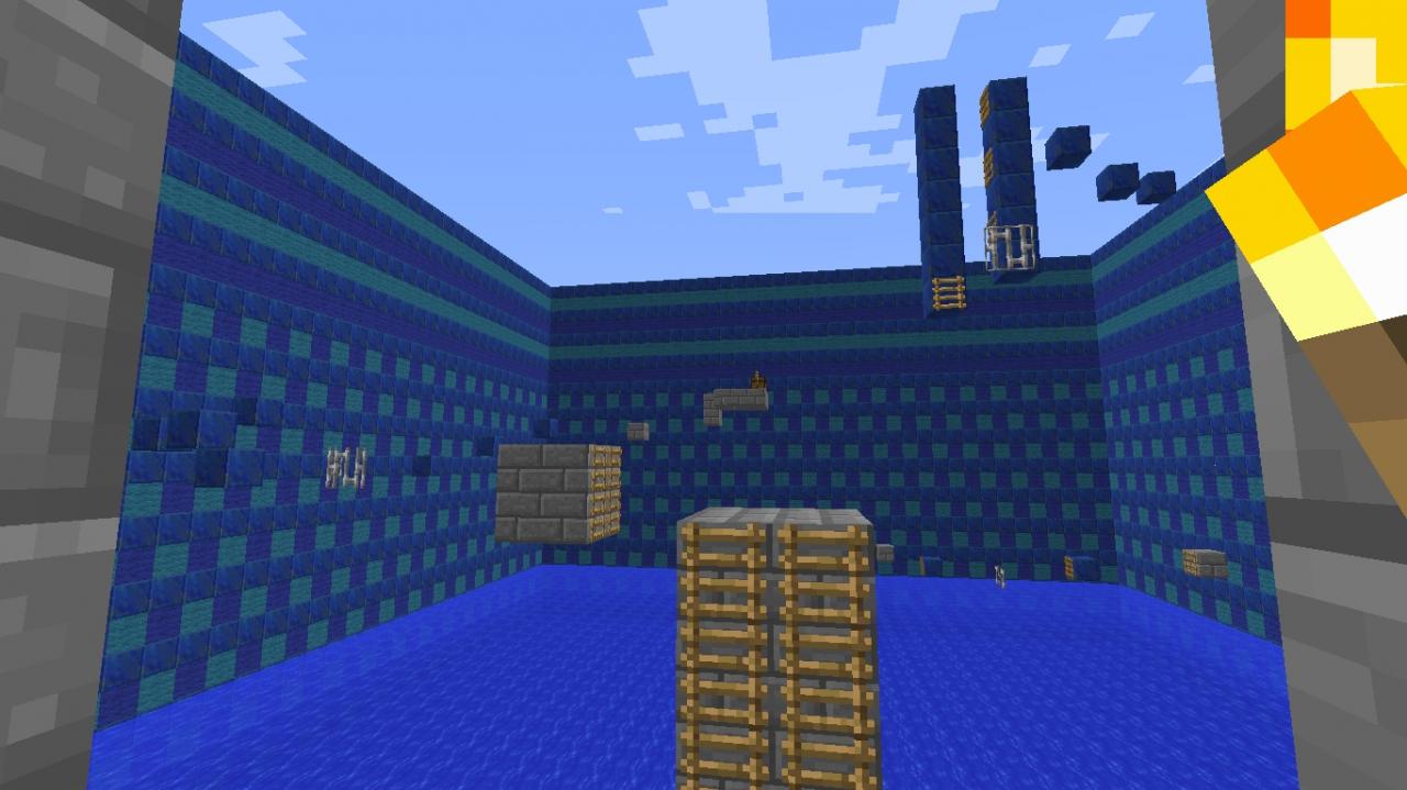 Literal Hardcore Parkour! Minecraft Map