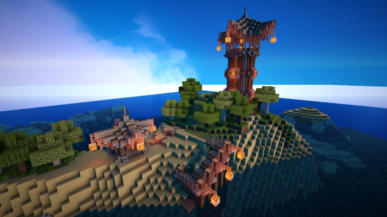 Little Island with Lighthouse Minecraft Map