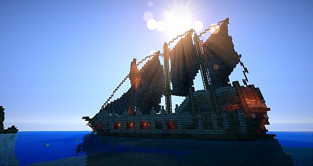 medieval ships Minecraft Map