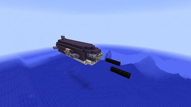 Submersible Torpedo Airship for Movecraft - Minnow Mk II Minecraft Map