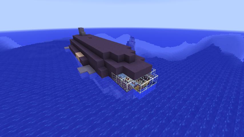Submersible Torpedo Airship for Movecraft - Minnow Mk II Minecraft Map