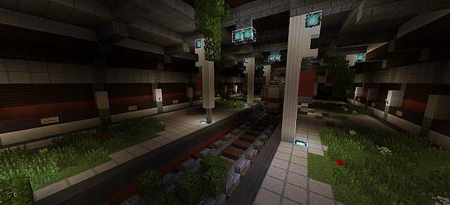 Abandoned & Destroyed Subway Station Minecraft Map