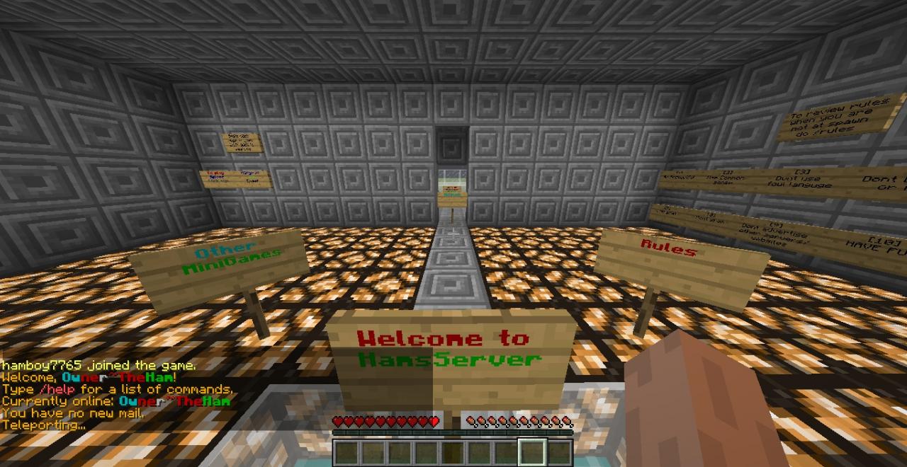 Hams MiniGame Spawn Minecraft Map