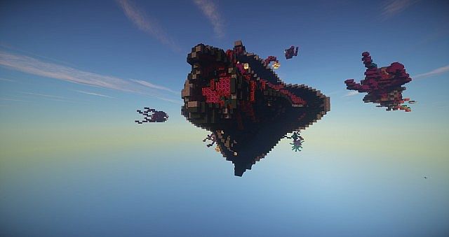 Deep Space - Zerg Mothership Minecraft Map