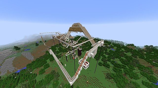 Epic Minecraft rollercoaster Minecraft Map