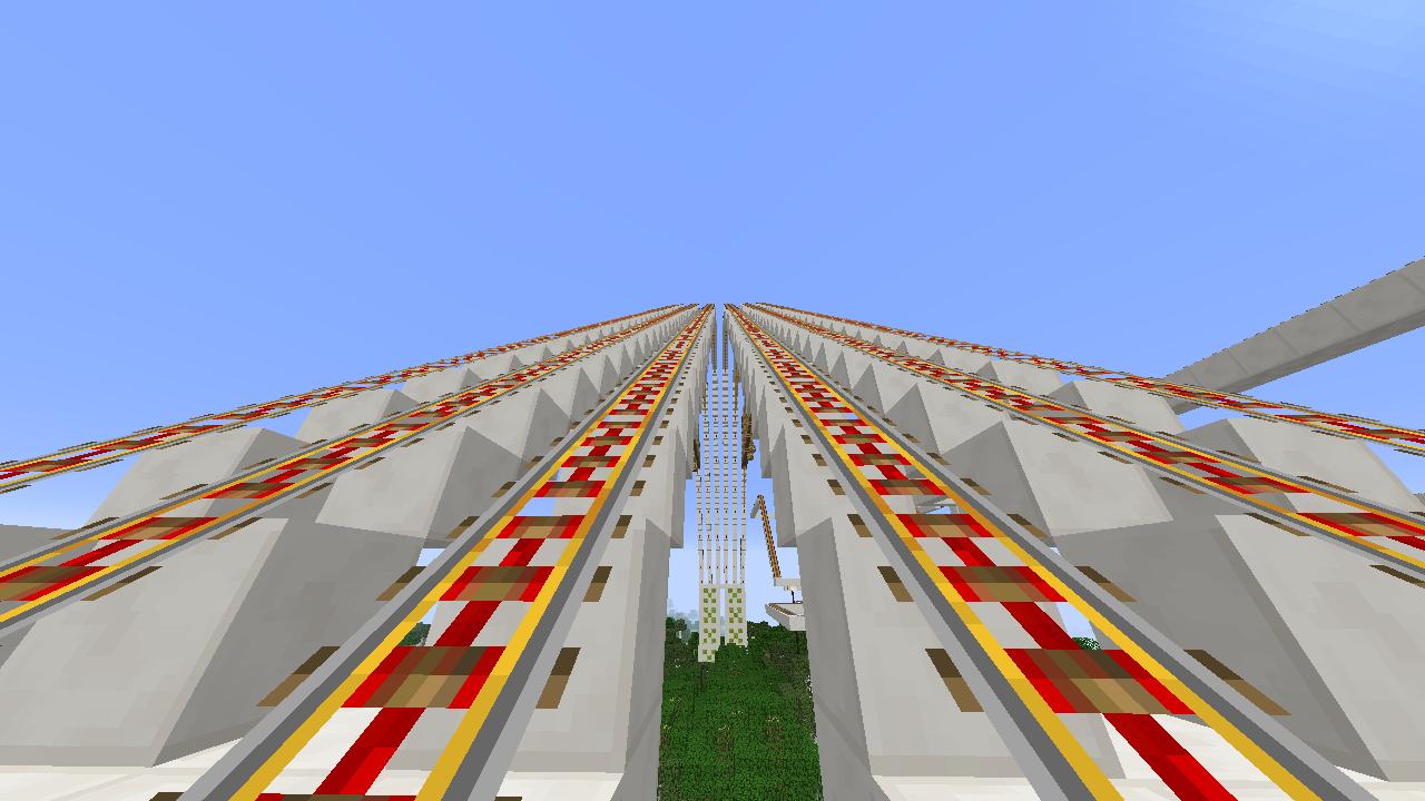 Epic Minecraft rollercoaster Minecraft Map