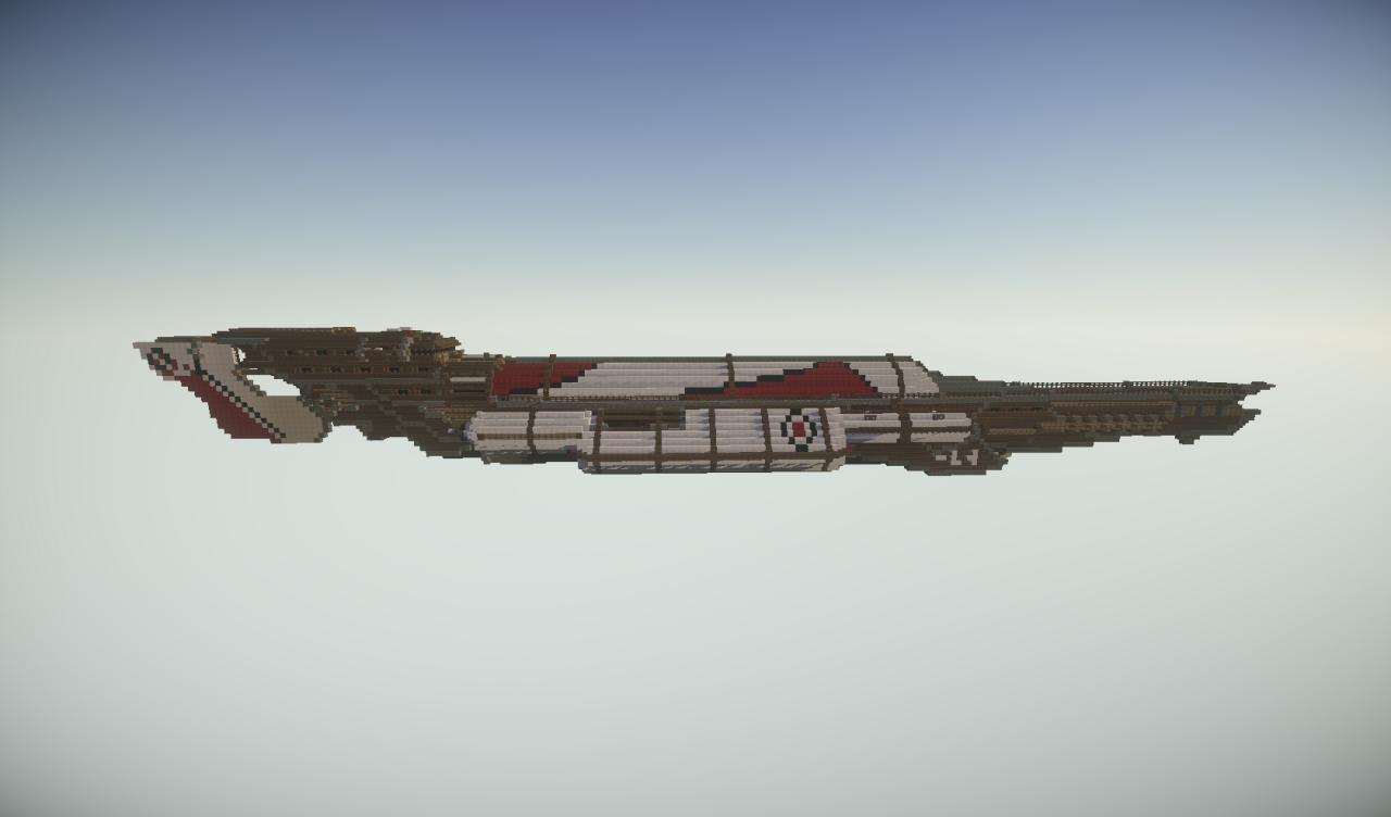 Magellan class Invader (military transport ship) Minecraft Map
