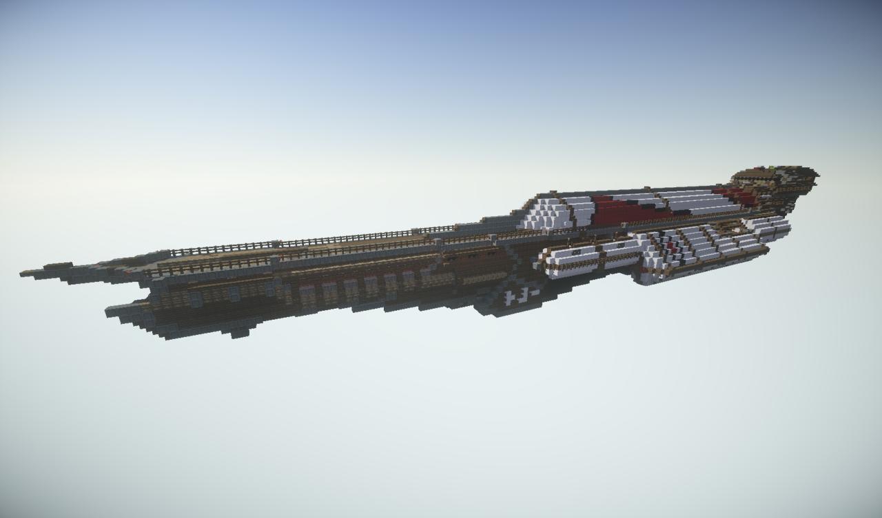 Magellan class Invader (military transport ship) Minecraft Map
