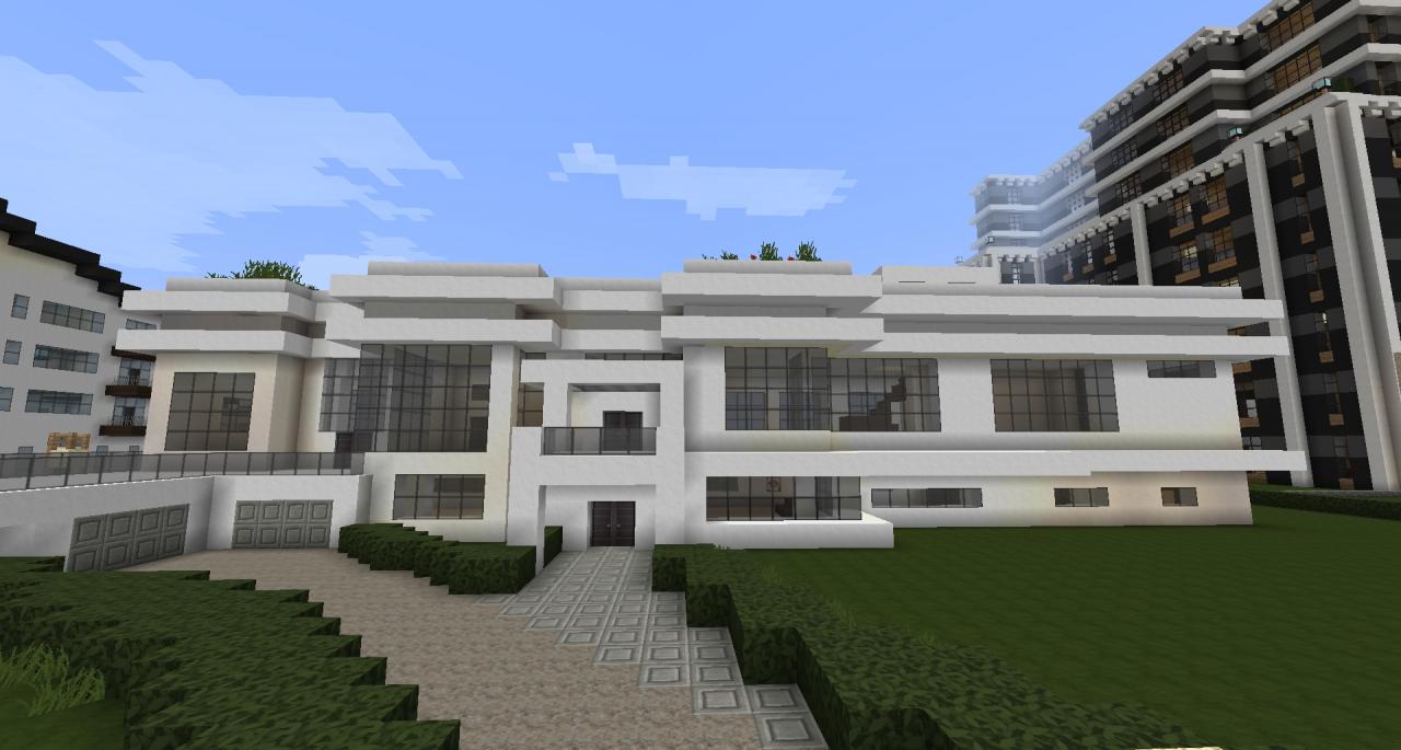 Minim Manor (Modern City Project) Minecraft Map