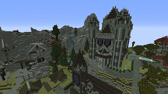 small city build Minecraft Map