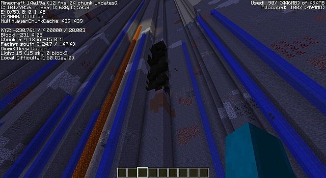 New Awesome minecraft Customized preset [Ore Array] Minecraft Map