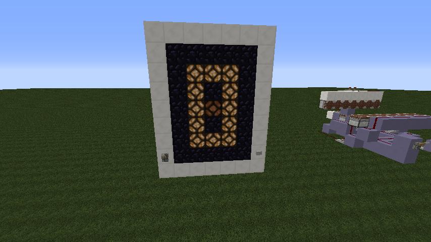 7 Segment Display - Works with 1.7.9 Minecraft Map