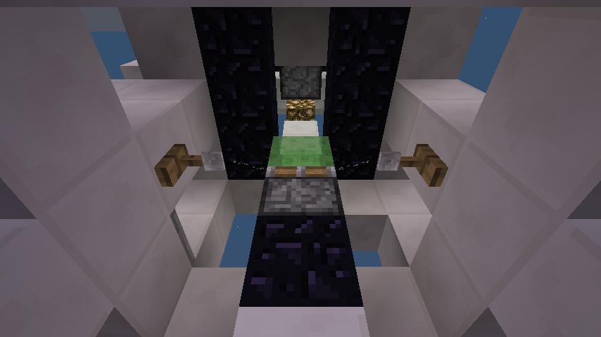 Slime elevator - Go up infinitly and unharm Minecraft Map