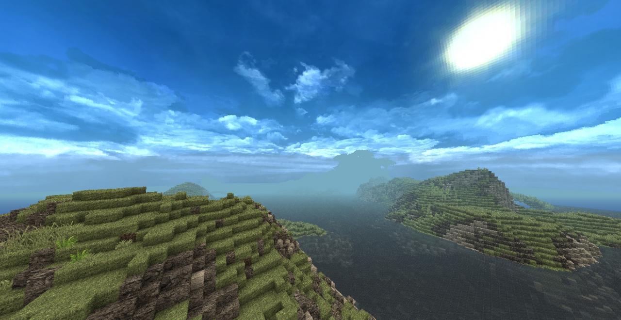 The pale islands. Minecraft Map