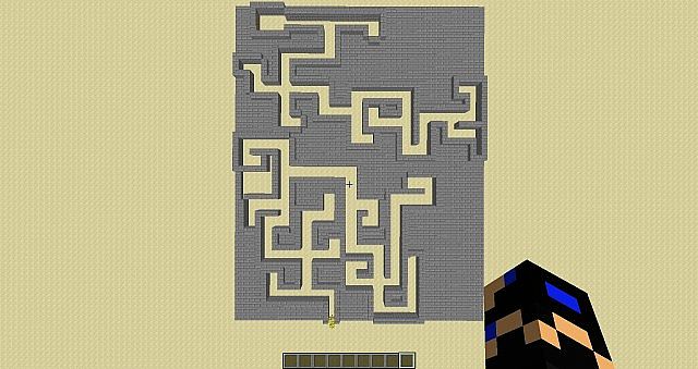 awesome maze + underground? Minecraft Map