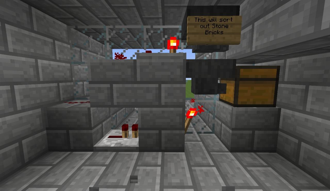 Item Sorter / Password Lock Minecraft Map