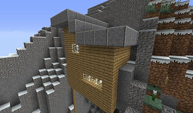 Prebuilt House - Mountain Minecraft Map