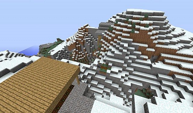 Prebuilt House - Mountain Minecraft Map